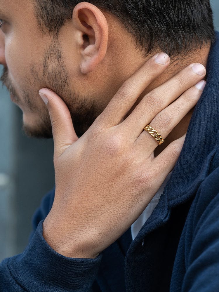 Cuban Chain Ring for Men - Luxury Rings for Men