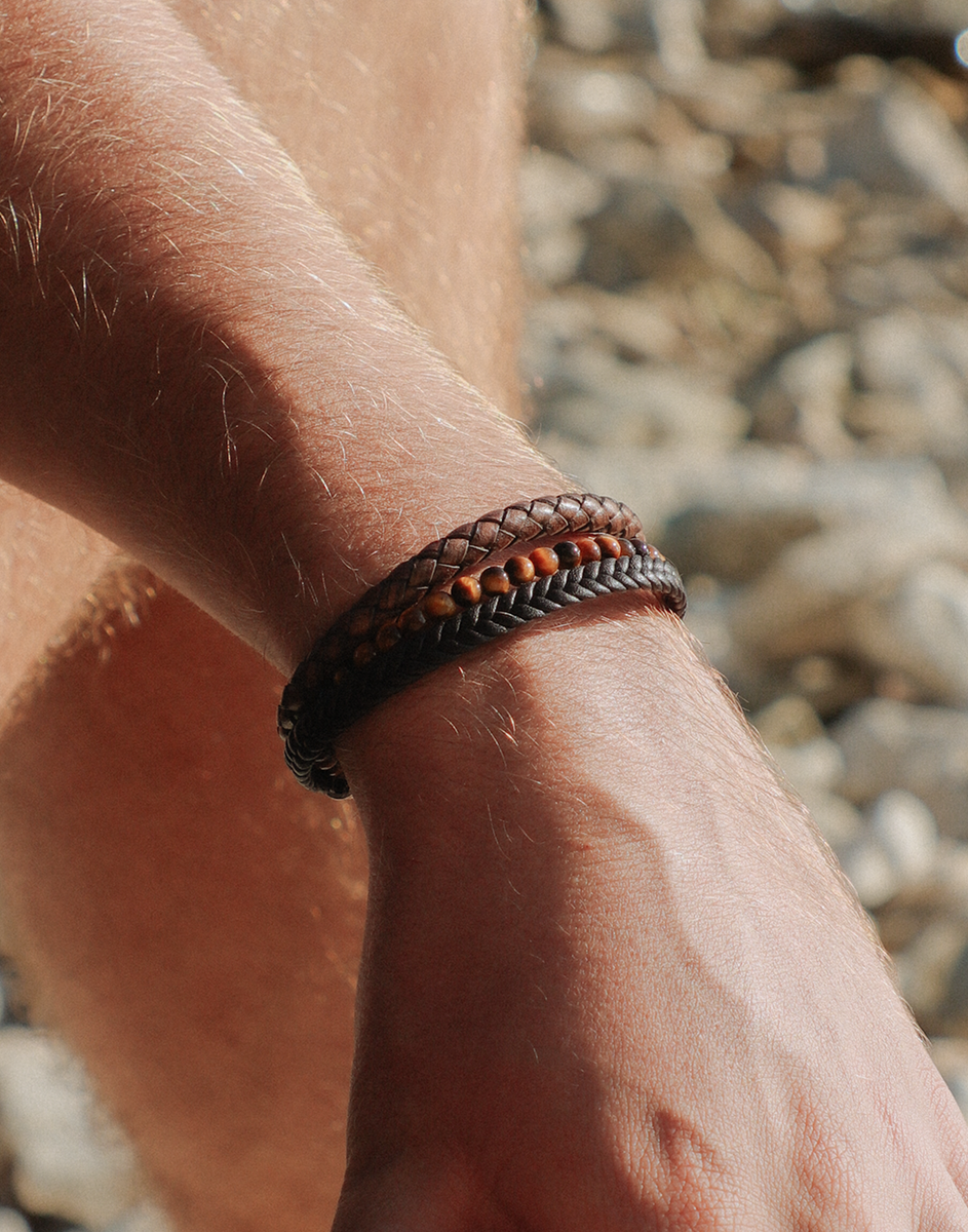 stacked bracelets men